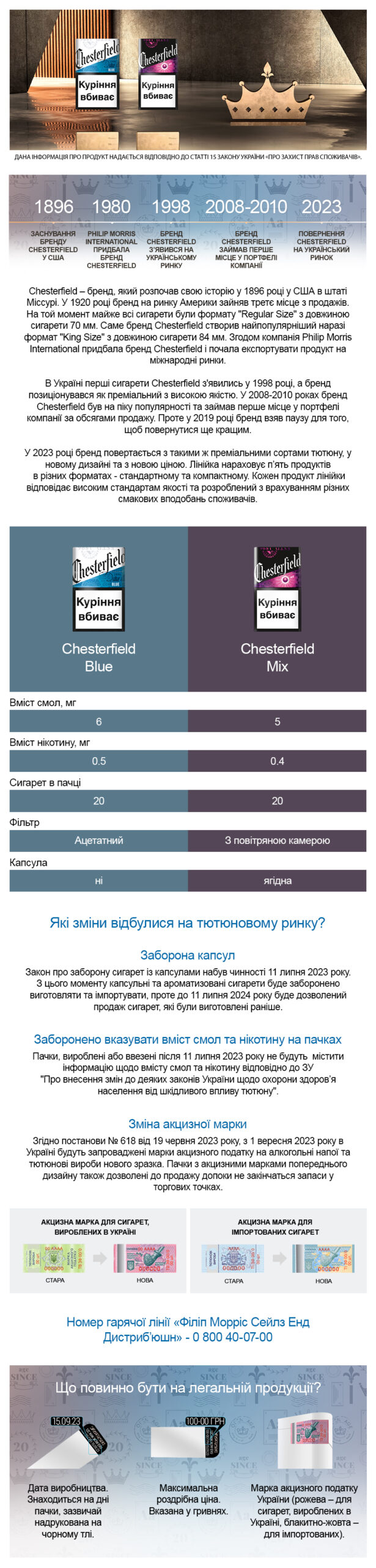 Сигарети Chesterfield MIX МРЦ 76,19 купити в Києві та Україні за ціною ...